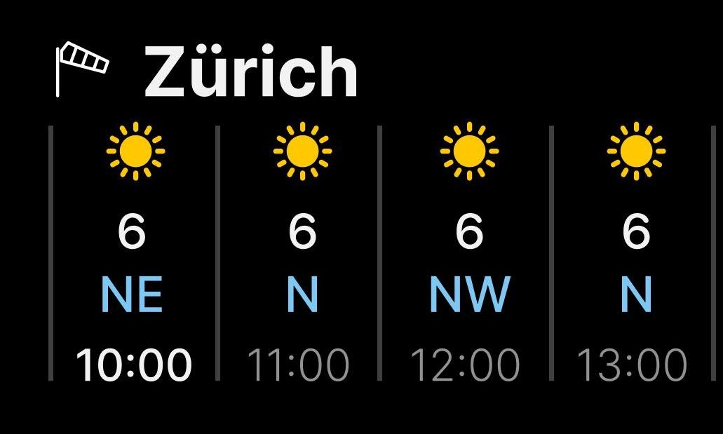Wetter App für die Apple Watch – Wetter-Alarm